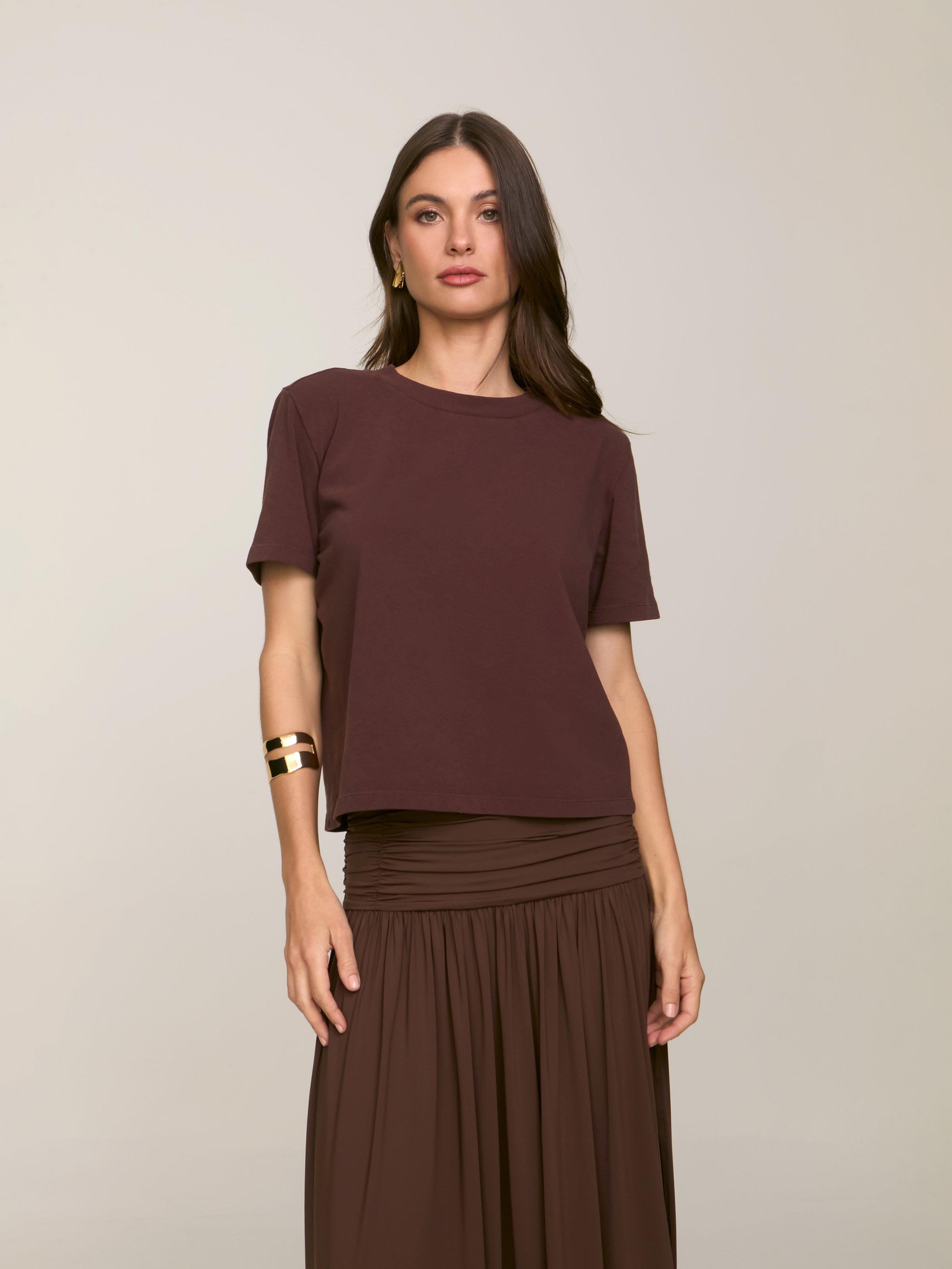 Camiseta Basic Brown - NIINI