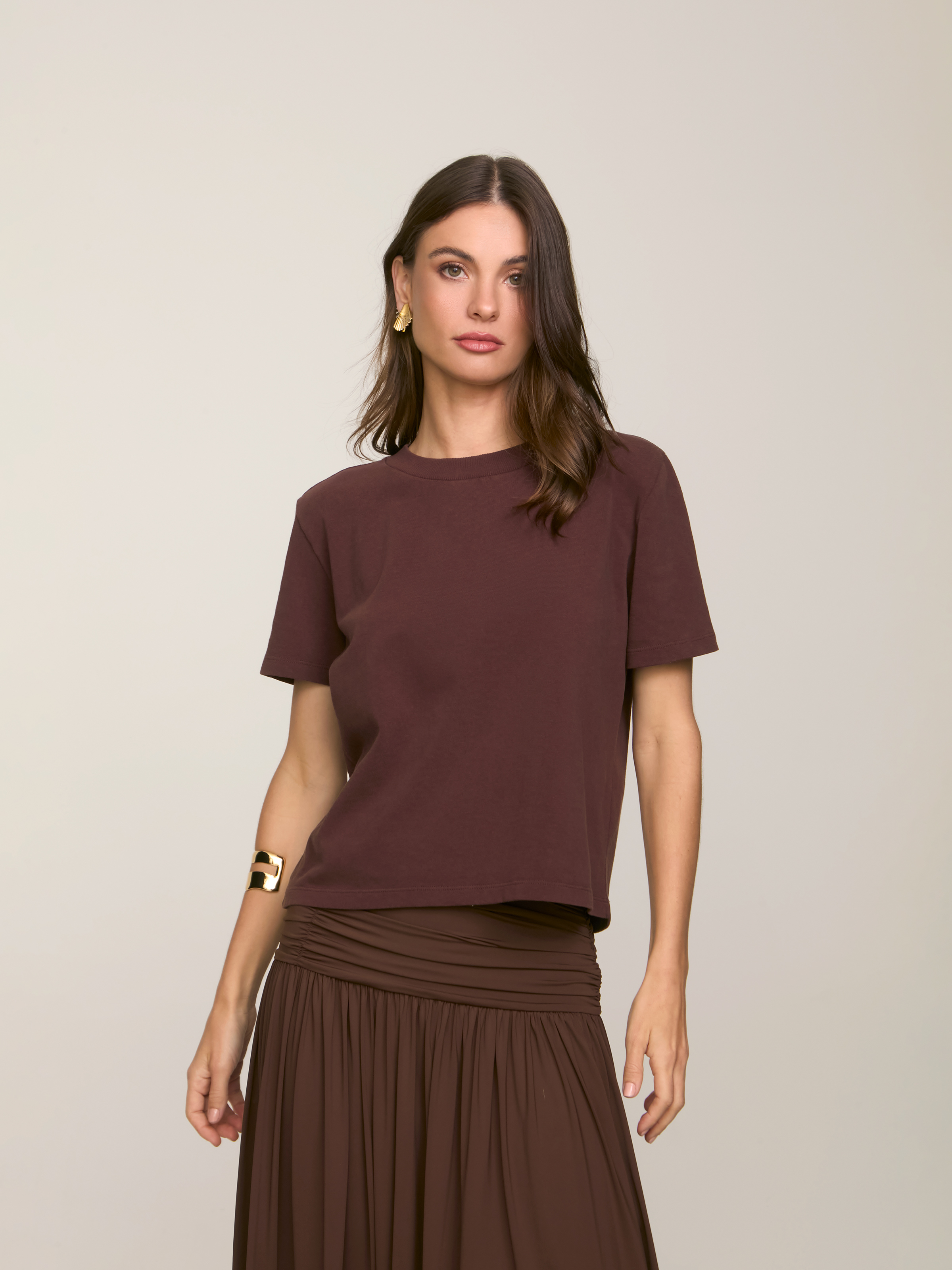 Camiseta Basic Brown - NIINI
