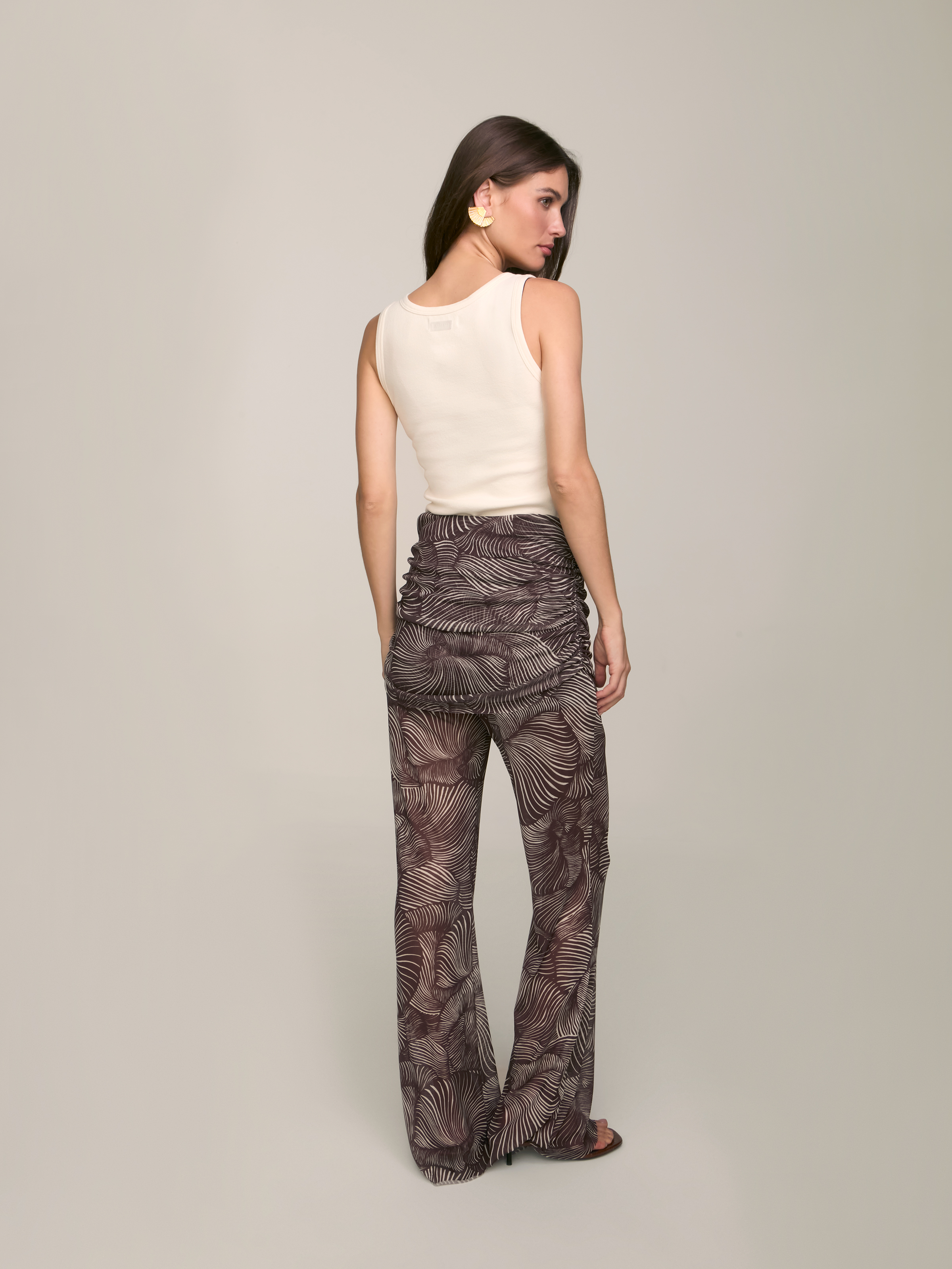 Calça Tule Mushroom Shell Brown - NIINI