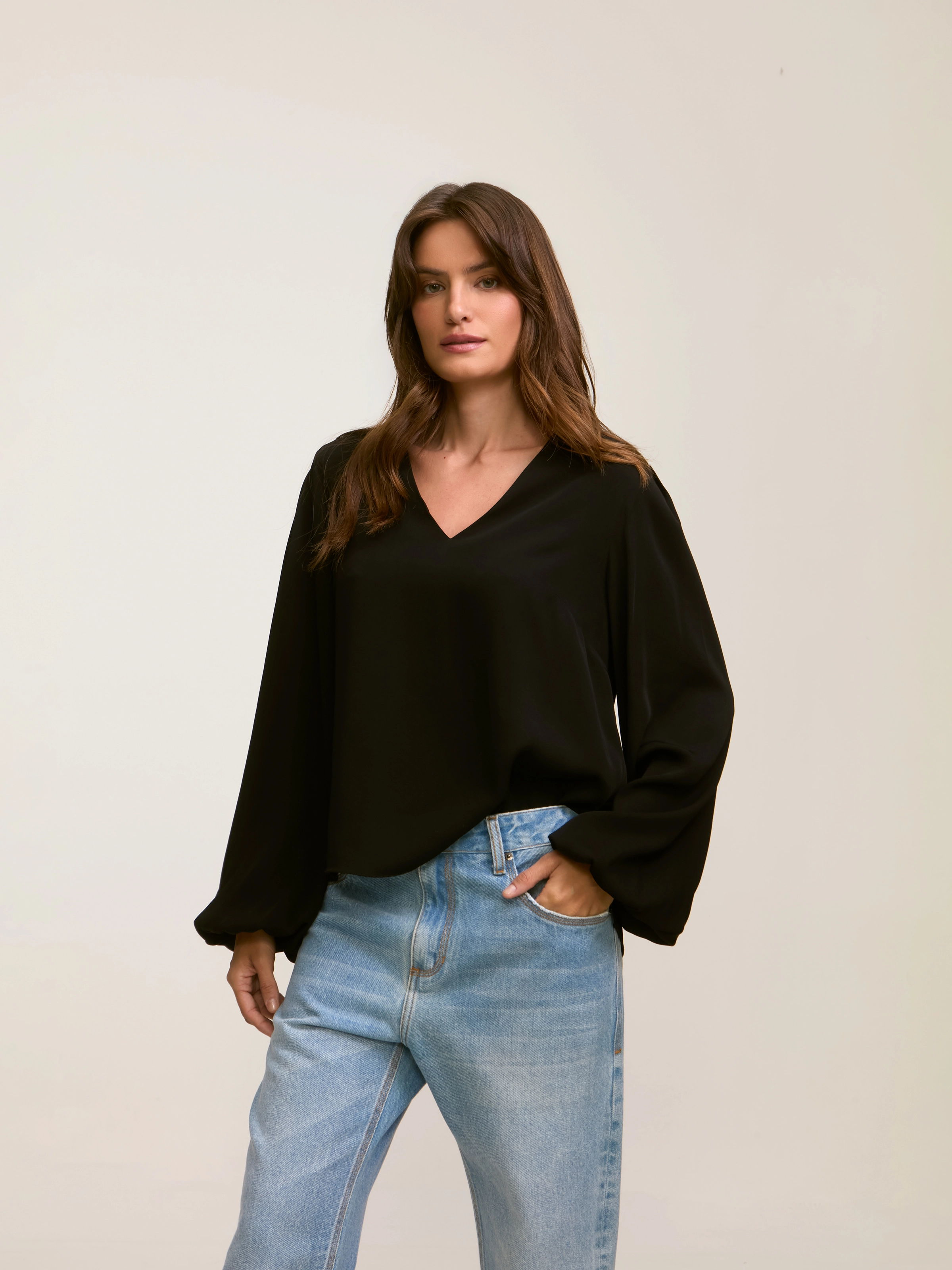 Blusa Leah Black - NIINI